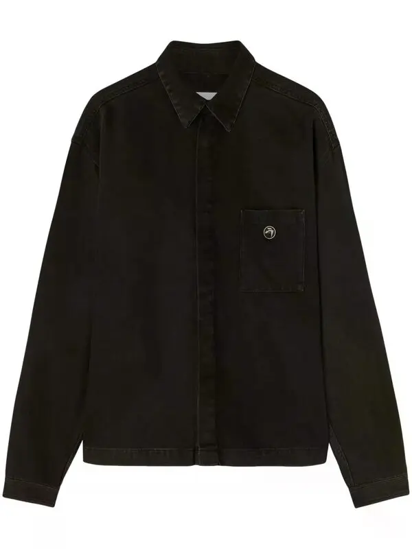 AMBUSH Logo-embroidered Cotton Shirt