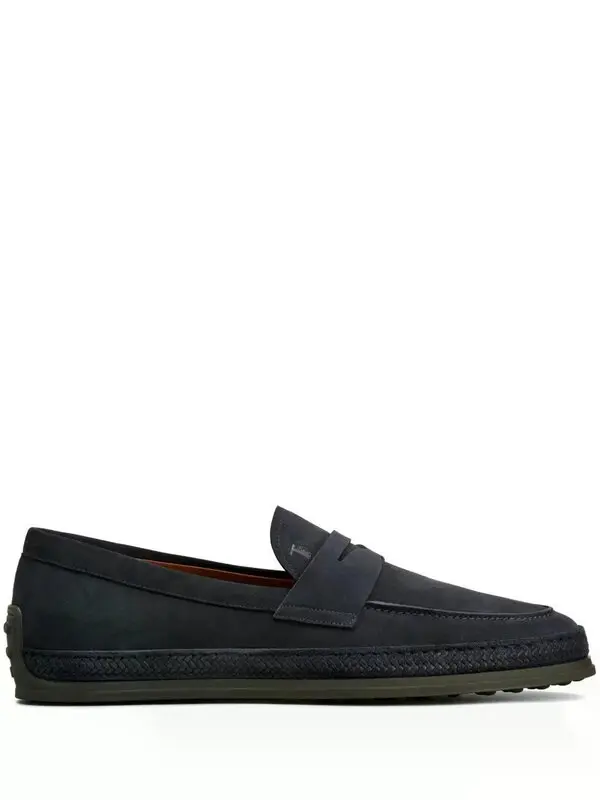 TOD'S Gommino Suede Loafers - Grey