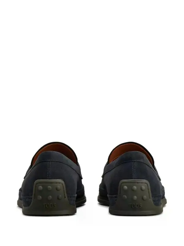 TOD'S Gommino Suede Loafers - Grey
