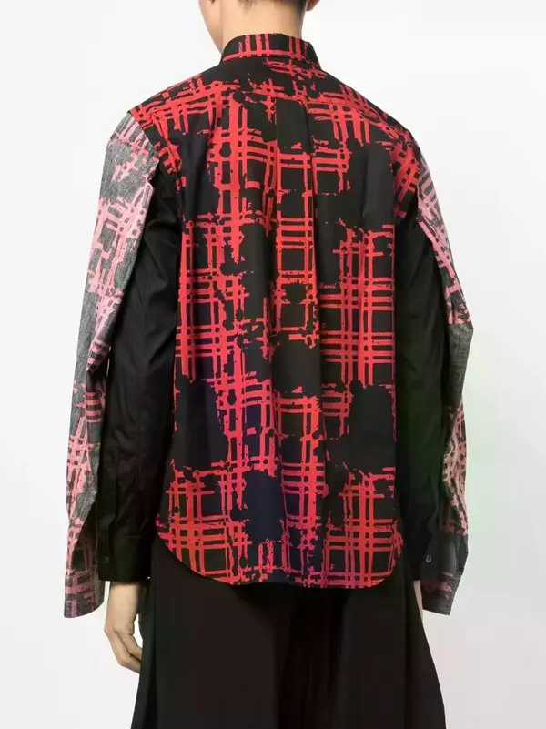 Comme Des Garçons Graphic-print Cotton Shirt