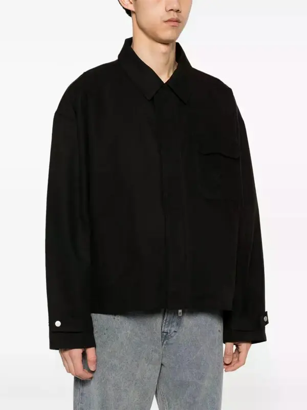 REPRESENT Logo-engraved Cotton Jacket