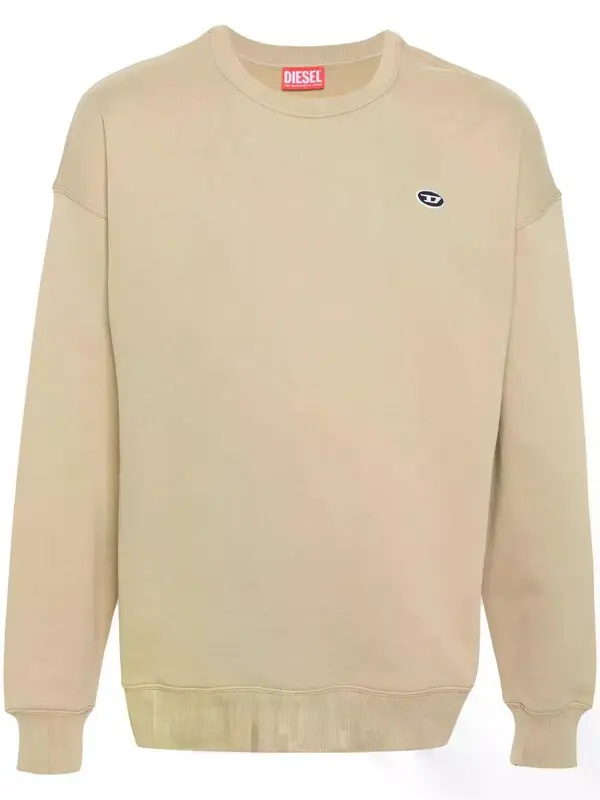 DIESEL® Cotton Jersey Sweatshirt
