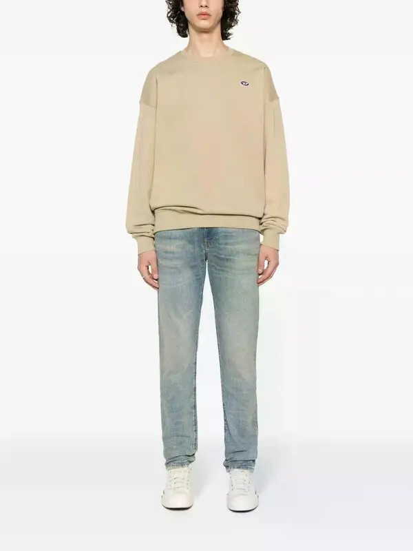 DIESEL® Cotton Jersey Sweatshirt