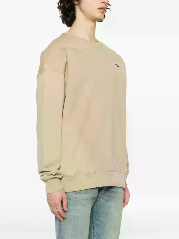 DIESEL® Cotton Jersey Sweatshirt