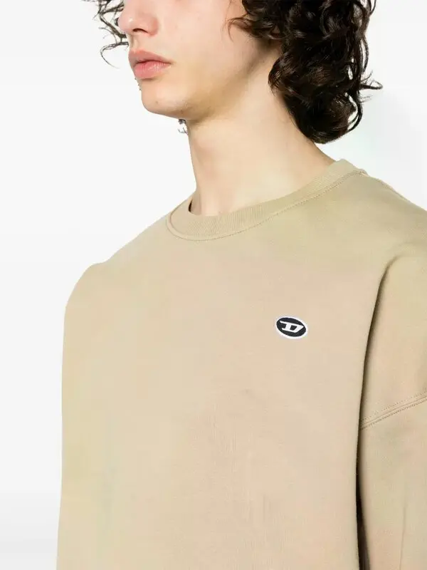 DIESEL® Cotton Jersey Sweatshirt