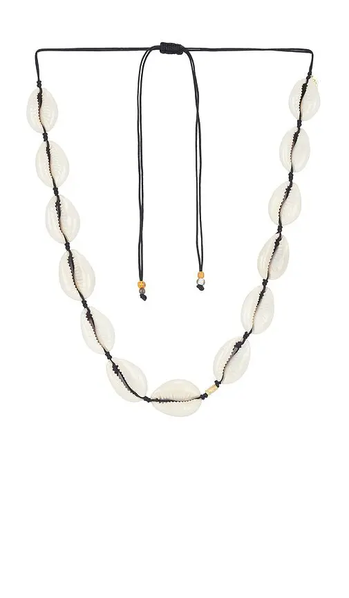 Anni Lu Shelly Necklace - Black & White