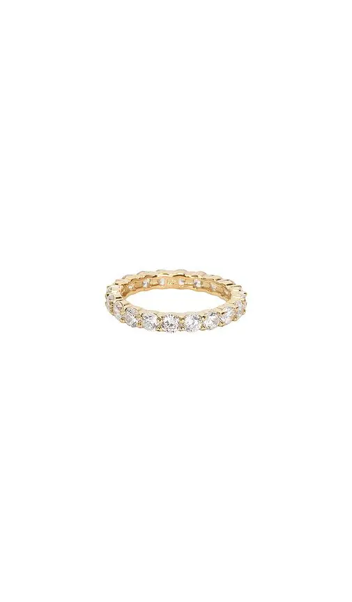 Shashi Eternity Band Ring - Gold