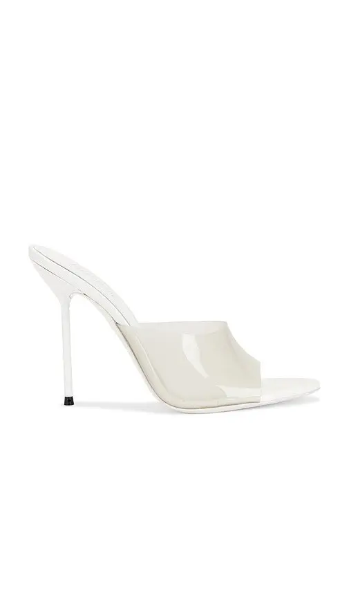 Paris Texas Lidia Mule In White - Latte