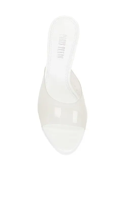Paris Texas Lidia Mule In White - Latte