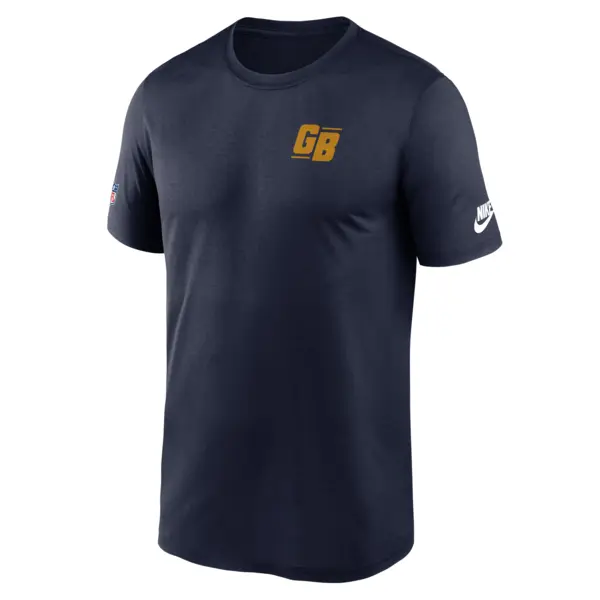 Nike Green Bay Packers Alt Legend Small Logo Dri-fit Nfl T-shirt - Blue