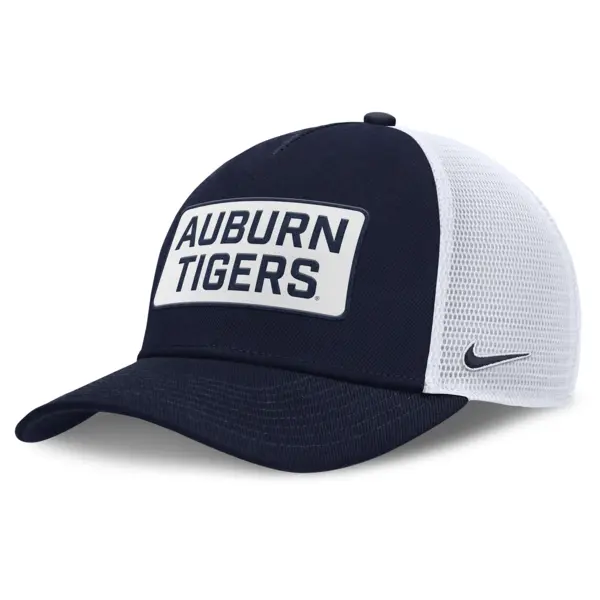 Nike Auburn On-field Rise College Trucker Adjustable Hat - Blue