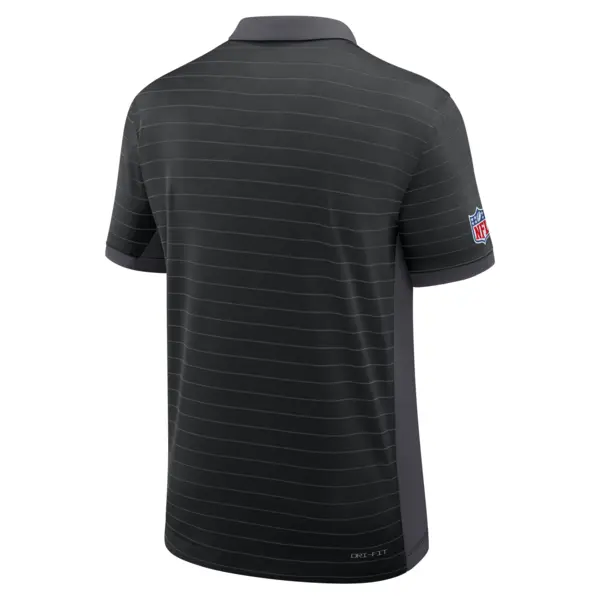 Nike Cincinnati Bengals Sideline Victory Stripe Dri-fit Nfl Polo - Black