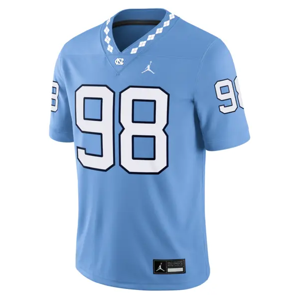 JORDAN Lawrence Taylor North Carolina College Game Jersey - Blue