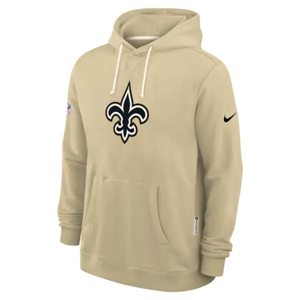 Nike New Orleans Saints Sideline Nfl Pullover Hoodie - Yellow