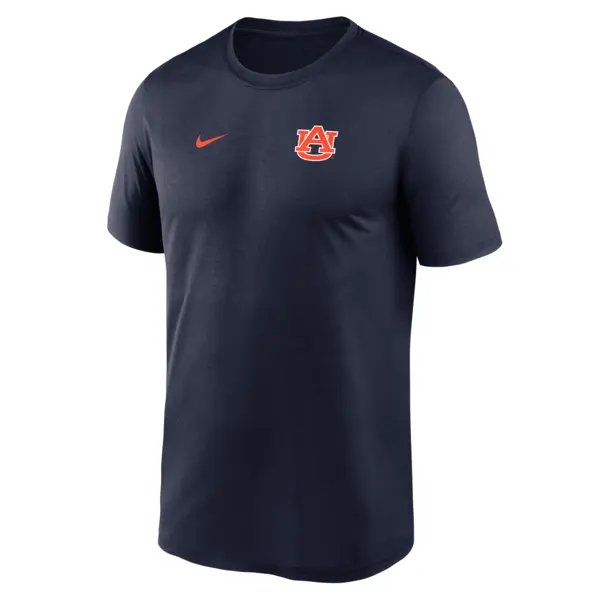 Nike Auburn Sideline Legend Small Logo Dri-fit College T-shirt - Blue