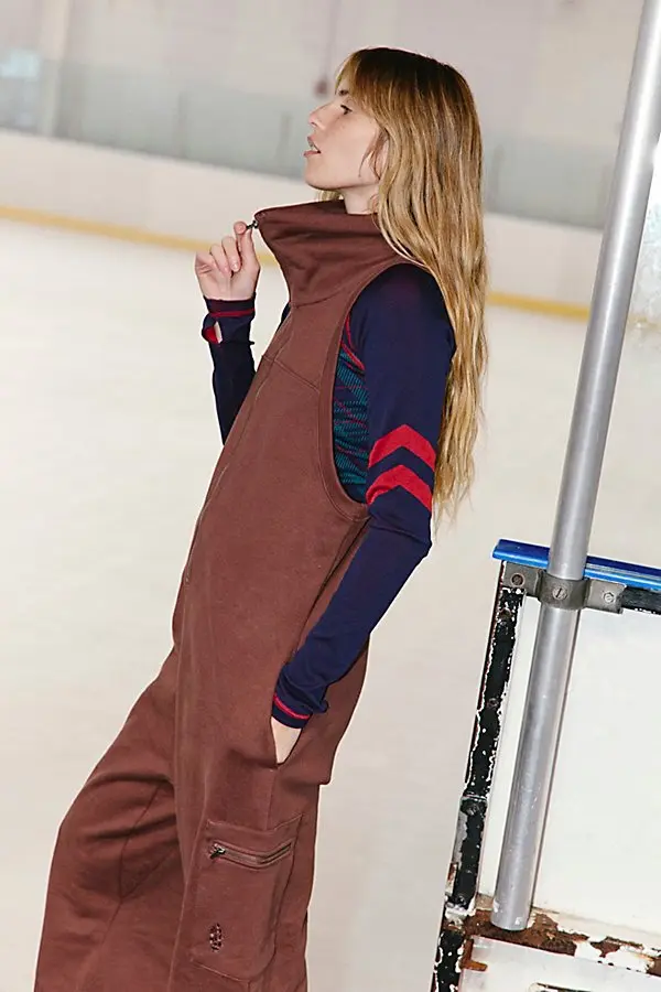 Free People For The Win Onesie - Cocoa