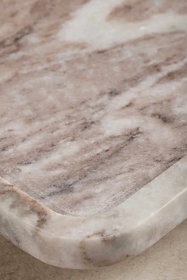 GAURI KOHLI Clover Marble Tray