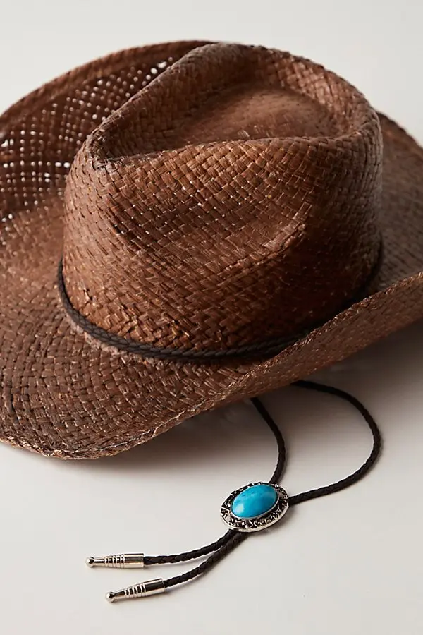 Free People Straw Cowboy Hat