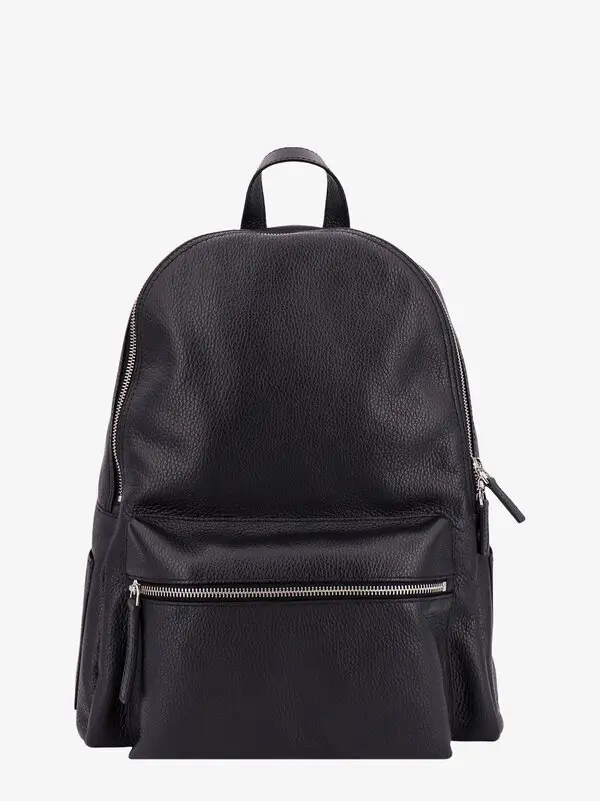ORTIGNI Leather Backpack - Black