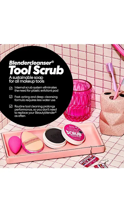 BEAUTYBLENDER Blendercleanser Tool Scrub - Charcoal