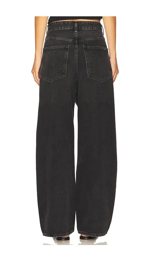 AGOLDE Vana Wide-leg Jeans - Black