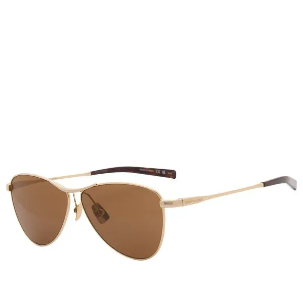 Saint Laurent Sl 831 Vesper Sunglasses - Gold/brown