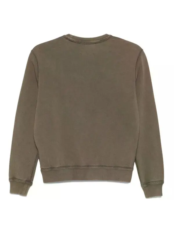 MARANT ETOILE Logo-detail Sweatshirt - Green