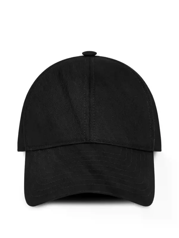 COURREGES Logo-embroidered Baseball Cap - Black