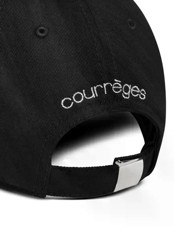 COURREGES Logo-embroidered Baseball Cap