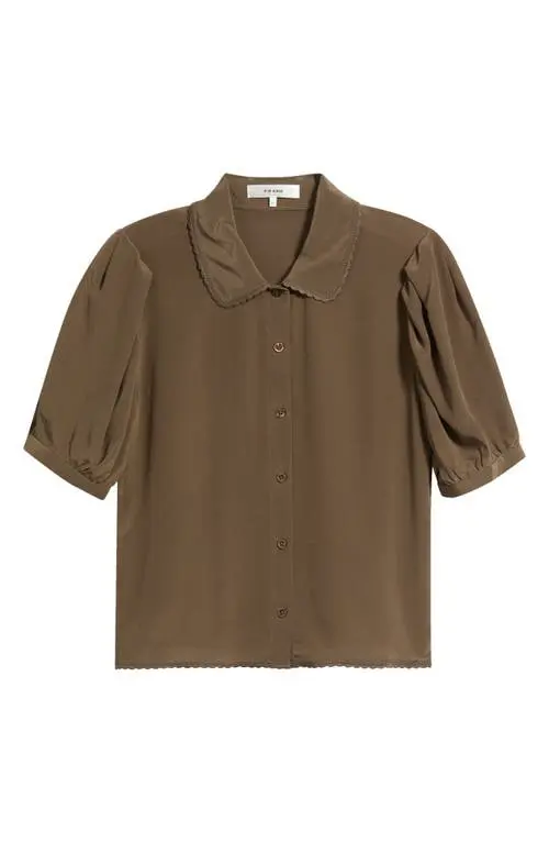 FRAME The Prim Silk Shirt