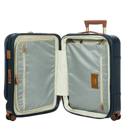 Bric'S Bellagio 3.0 21" Carry-on Spinner Luggage With Pocket - Blue