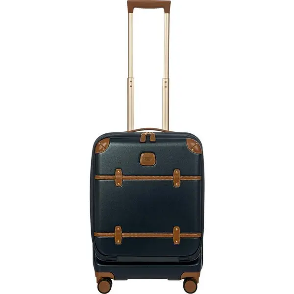 Bric'S Bellagio 3.0 21" Carry-on Spinner Luggage With Pocket - Blue