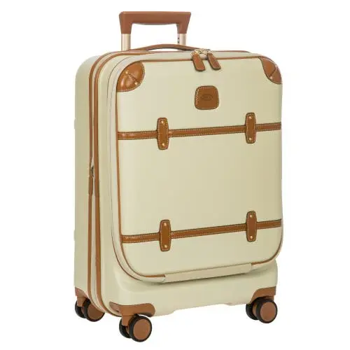Bric'S Bellagio 3.0 21" Carry-on Spinner Luggage With Pocket - Cream