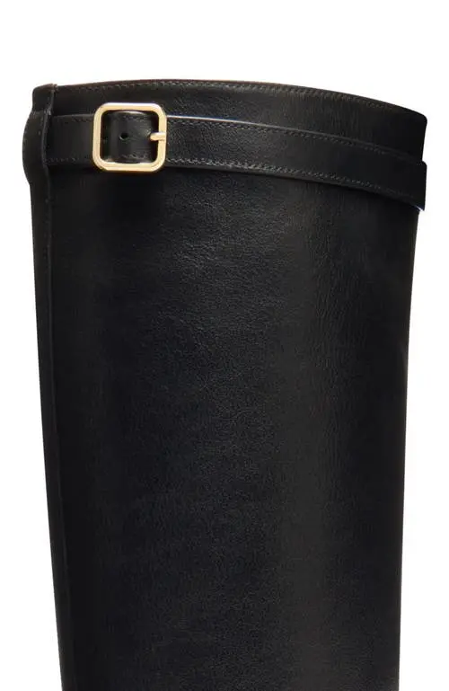 Santoni Leather High-heel Boots