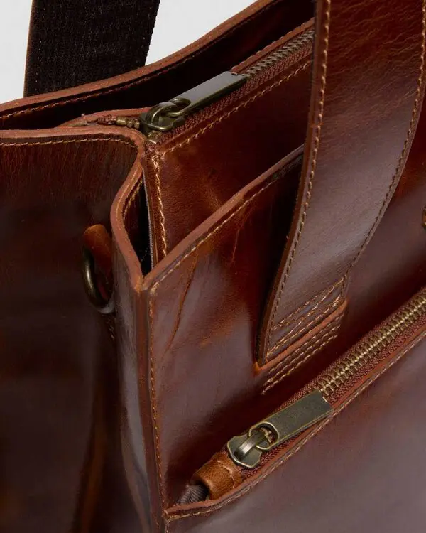 Dr. Martens Leather Tote Bag - Tan