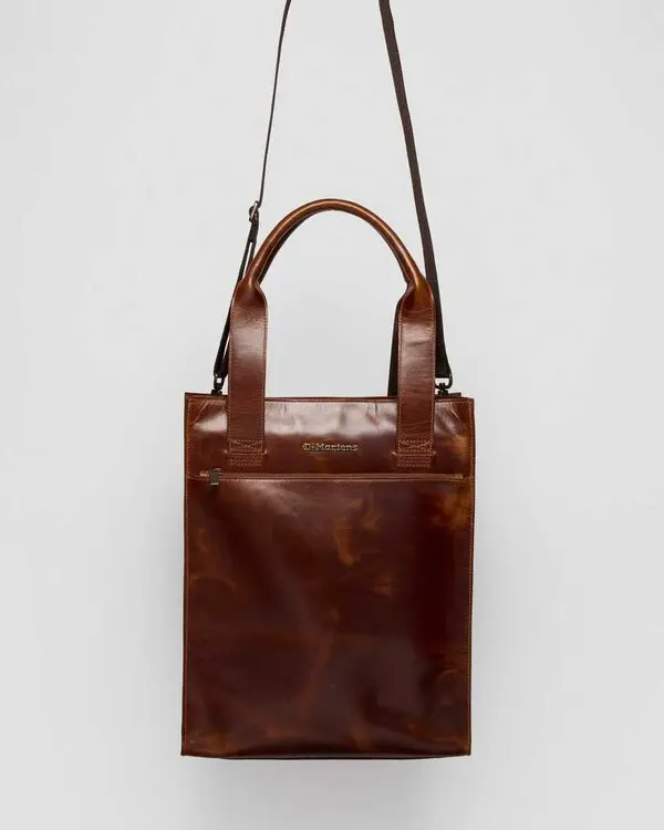 Dr. Martens Leather Tote Bag - Tan