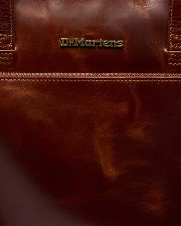 Dr. Martens Leather Tote Bag - Tan | Editorialist