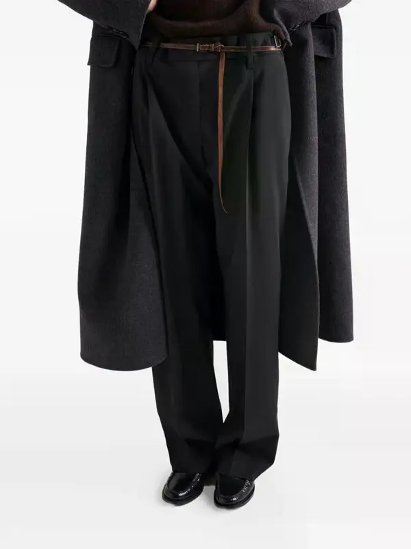 Prada Wool Trousers - Black