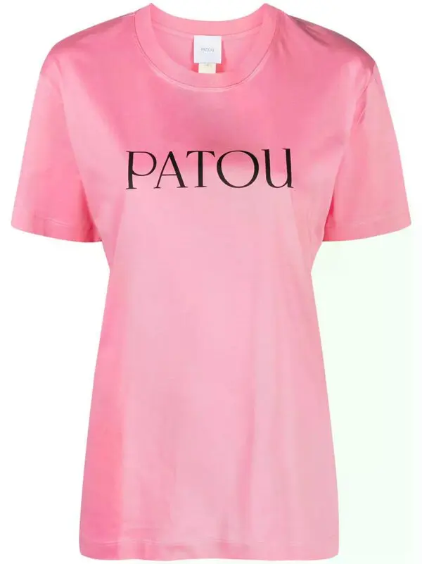 PATOU Logo-print Organic Cotton T-shirt