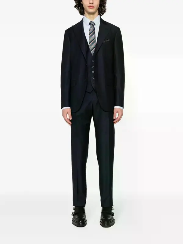 Boglioli Interlock-twill Virgin-wool Suit