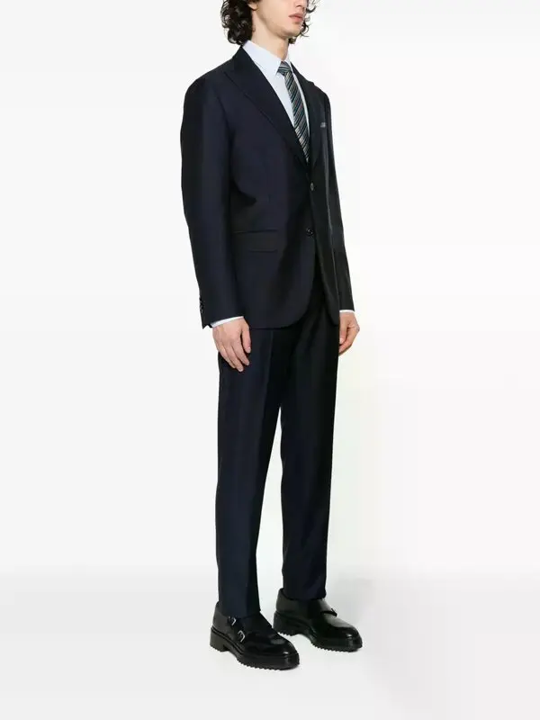Boglioli Interlock-twill Virgin-wool Suit