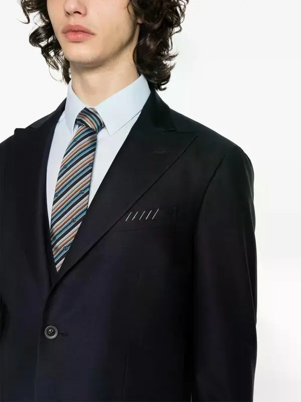 Boglioli Interlock-twill Virgin-wool Suit