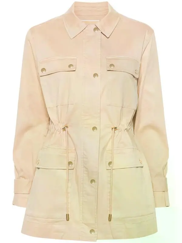Michael Kors Twill Military Coat