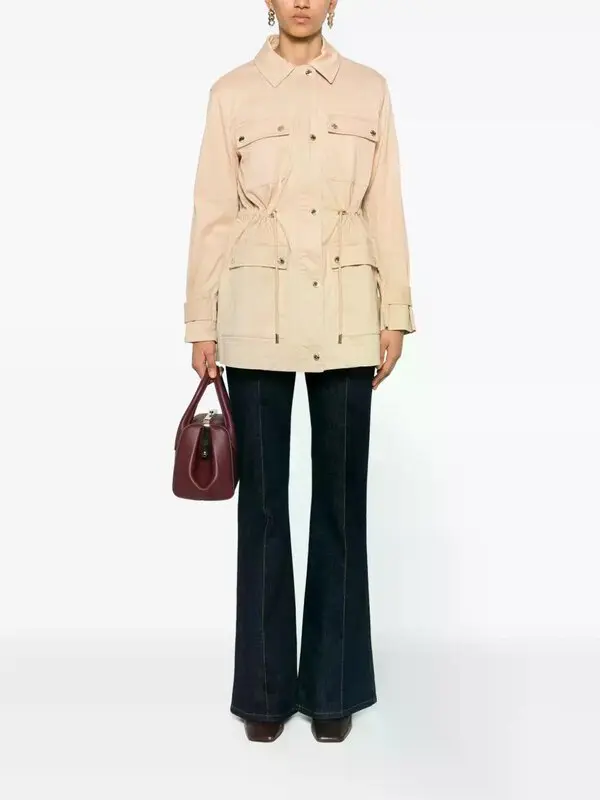 Michael Kors Twill Military Coat