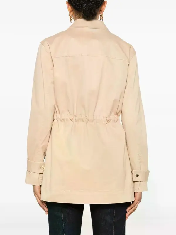 Michael Kors Twill Military Coat