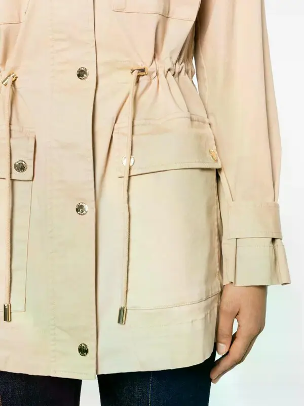 Michael Kors Twill Military Coat