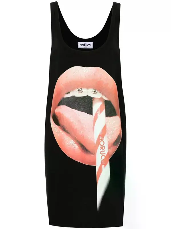 Fiorucci Graphic-print Mini Dress