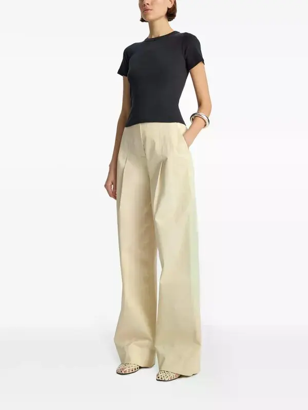 A.L.C. Paloma Ribbed Cotton T-shirt
