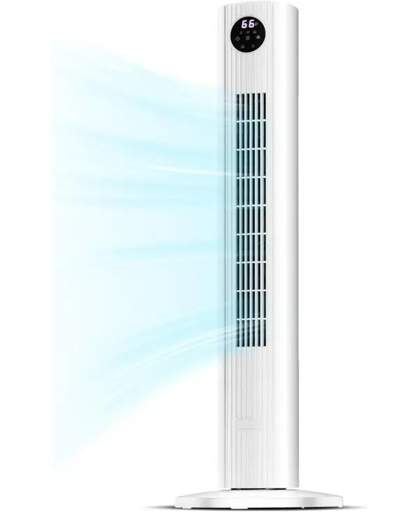 ZAFRO 36" Tower Fan For Bedroom - White