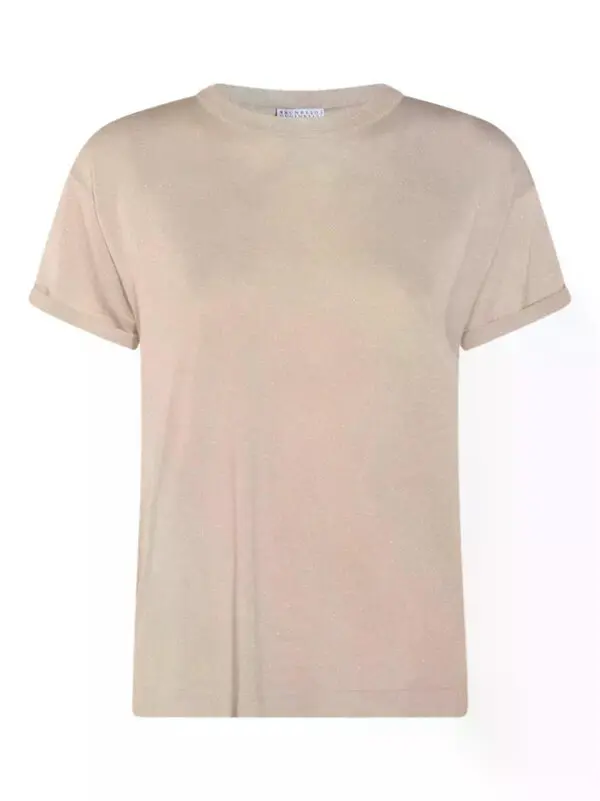 Brunello Cucinelli Glitter-effect Top